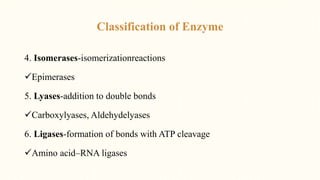 Enzyme structure and Mechanism of Action | PPTX
