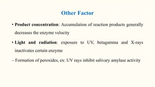 Enzyme structure and Mechanism of Action | PPTX