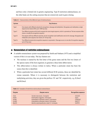 Enzymes used in RDT | PDF