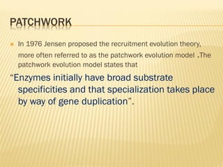 Enzyme system evolution | PDF