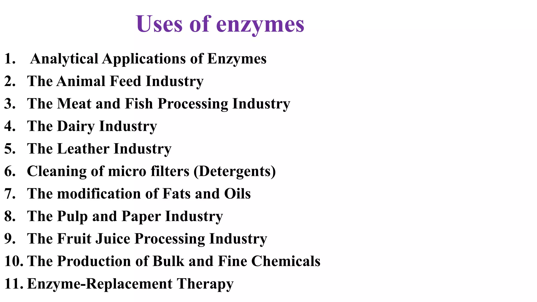 Enzyme technology | PPTX