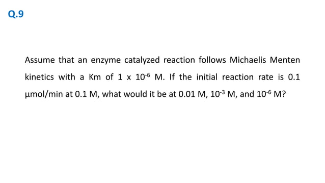 Enzyme technology solved problems | PPTX | Chemistry | Science
