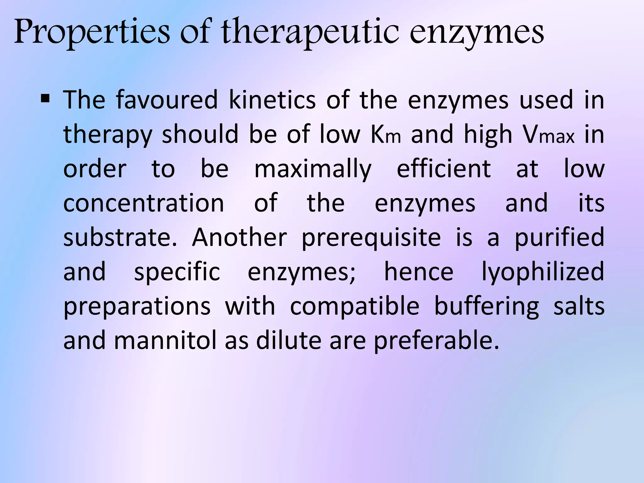 Enzyme Therapy | PPTX