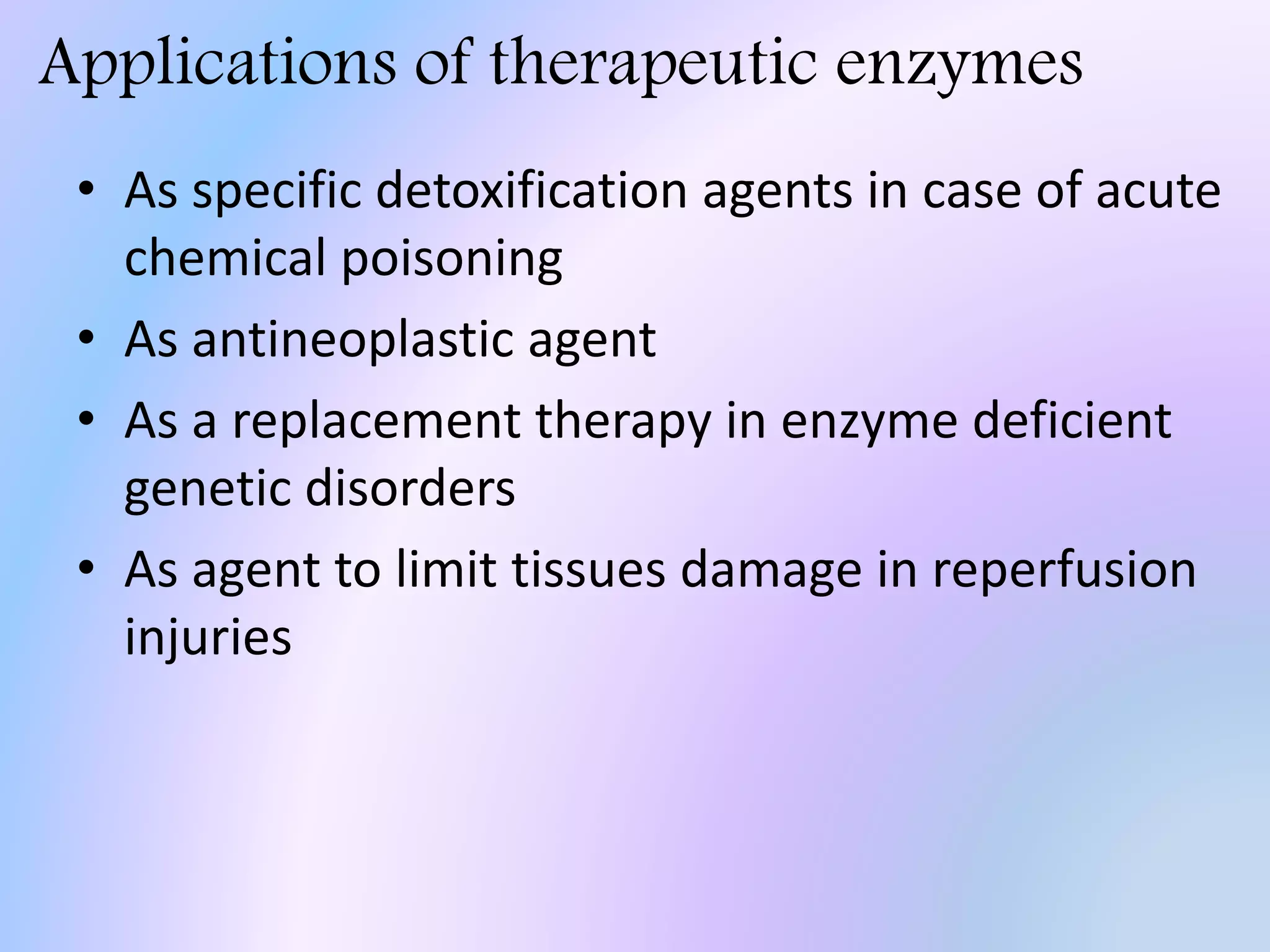 Enzyme Therapy | PPTX