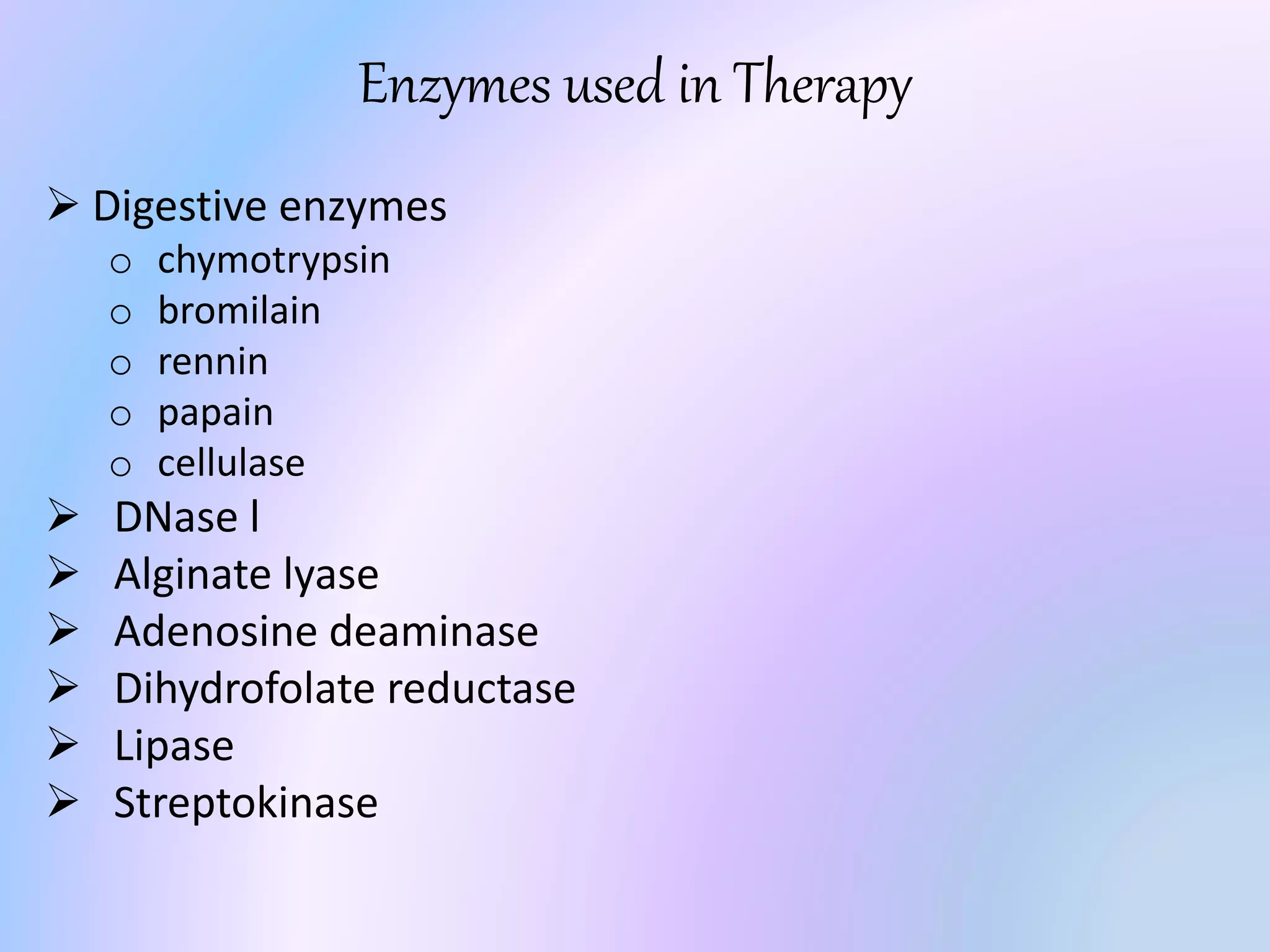 Enzyme Therapy | PPTX