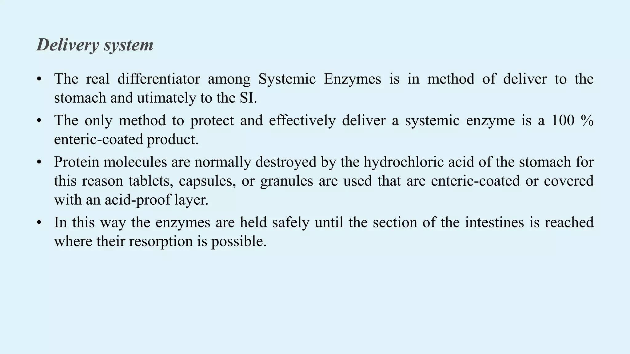 Enzyme therapy | PPTX