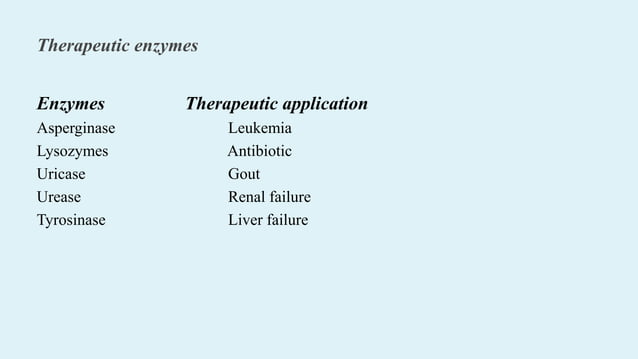 Enzyme therapy | PPTX