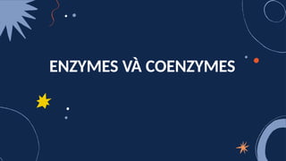 Enzyme and Coenzyme in supramolecular chemistry | PPTX