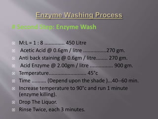 Enzyme wash | PPTX