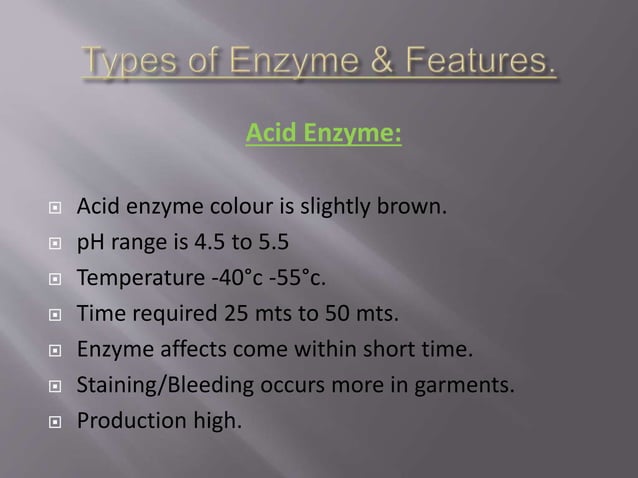Enzyme wash | PPT