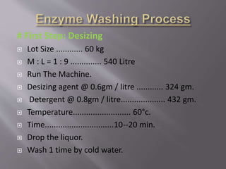 Enzyme wash | PPT