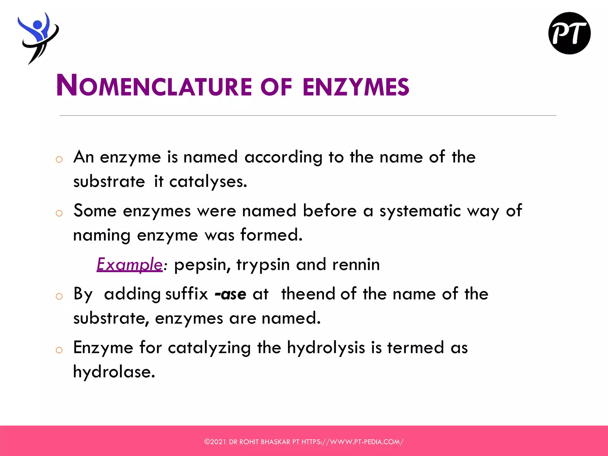 Enzymes - Structure, Classification, and Function - Dr Rohit Bhaskar | PDF