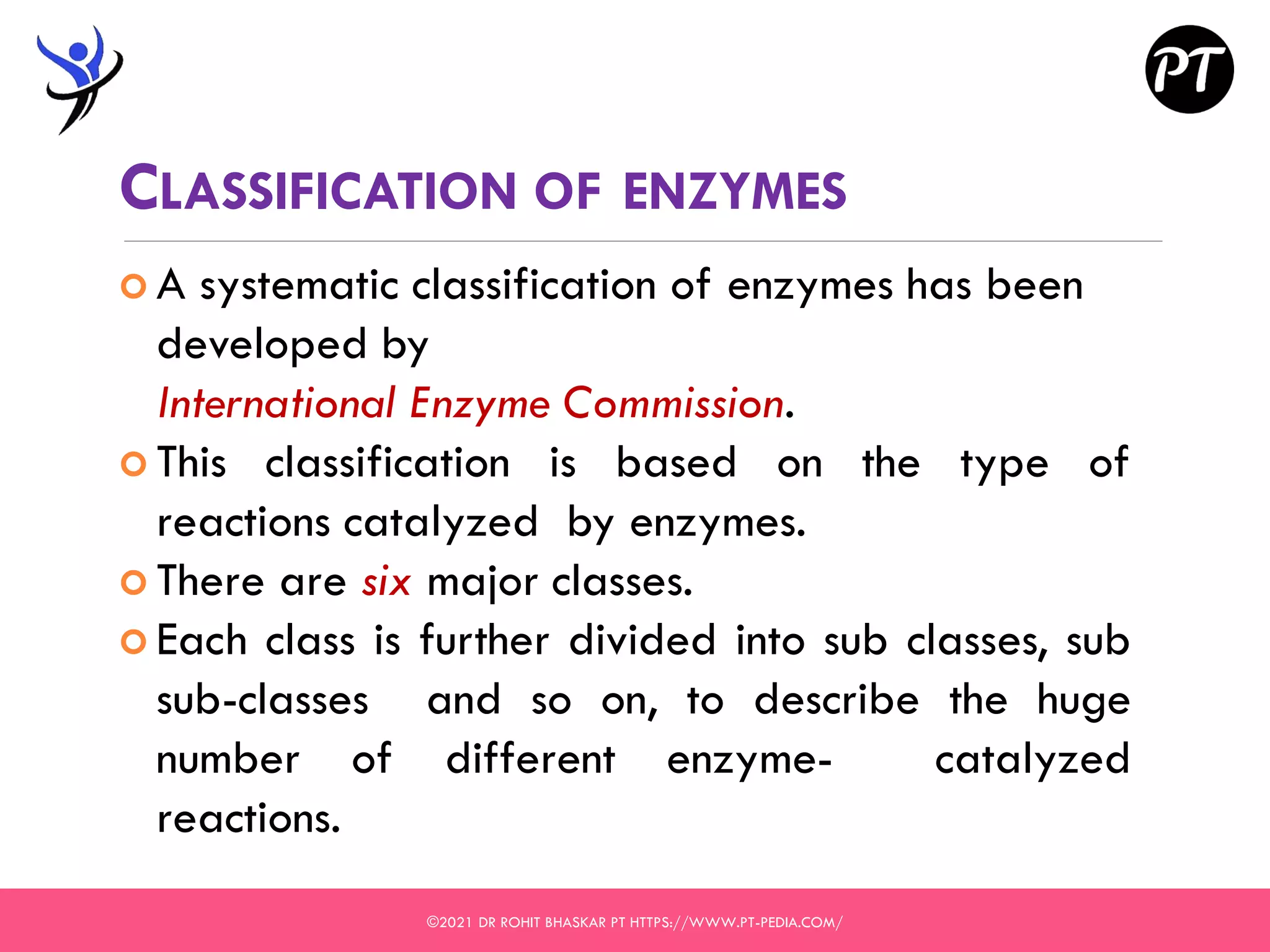 Enzymes - Structure, Classification, and Function - Dr Rohit Bhaskar | PDF