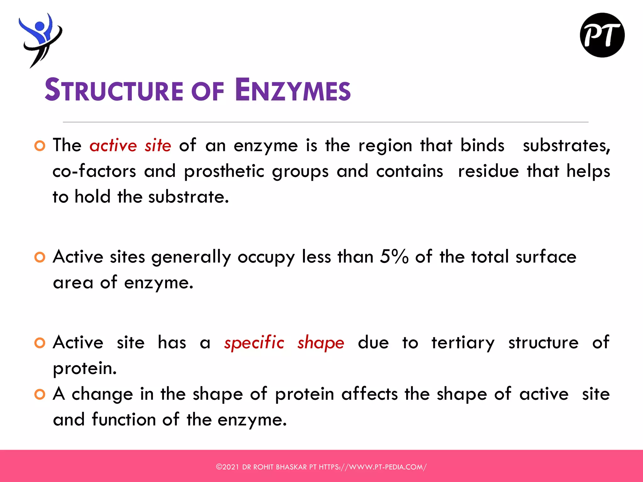 Enzymes - Structure, Classification, and Function - Dr Rohit Bhaskar | PDF
