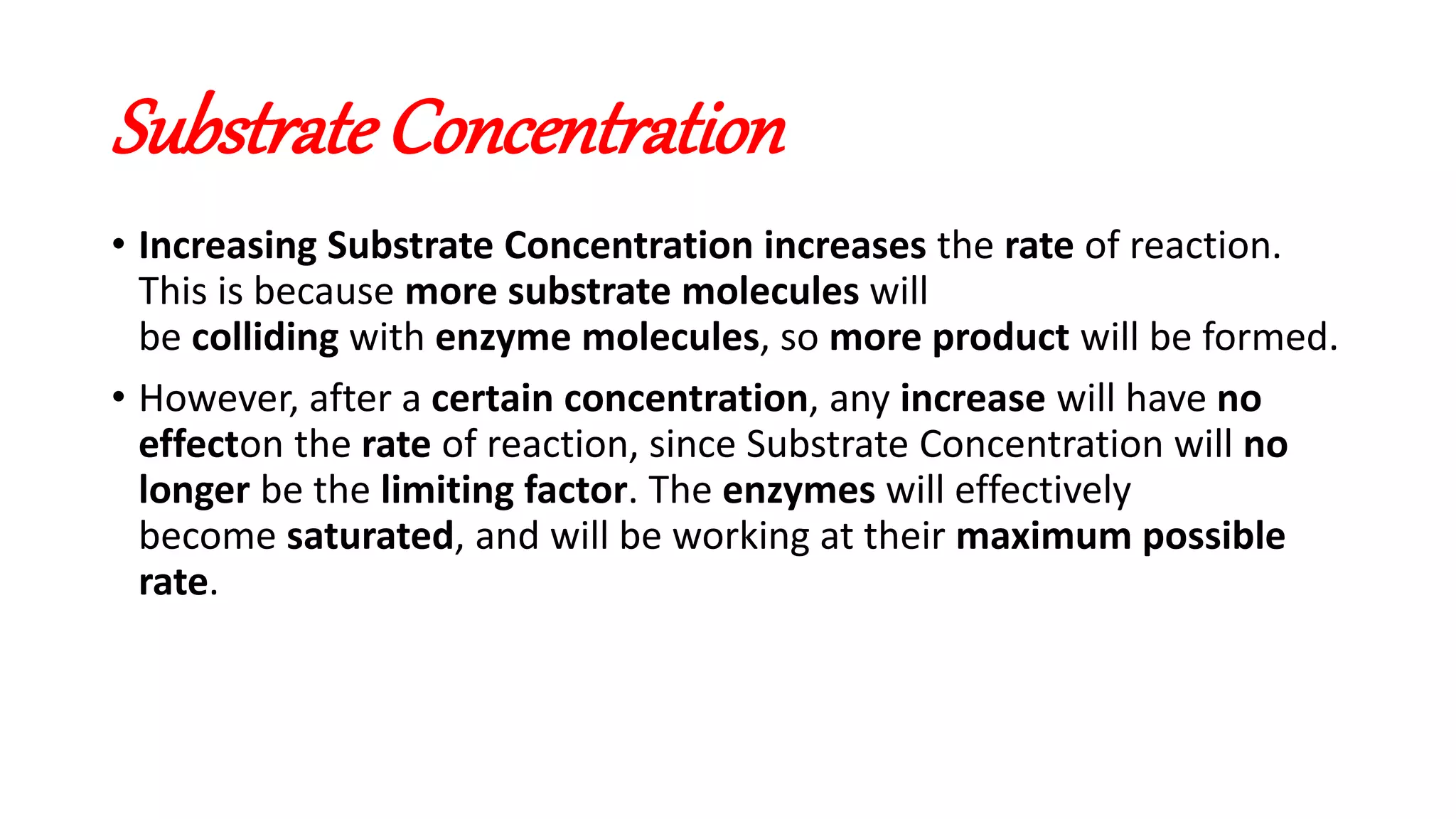 Enzymology ii factors affecting enzyme activity | PPTX