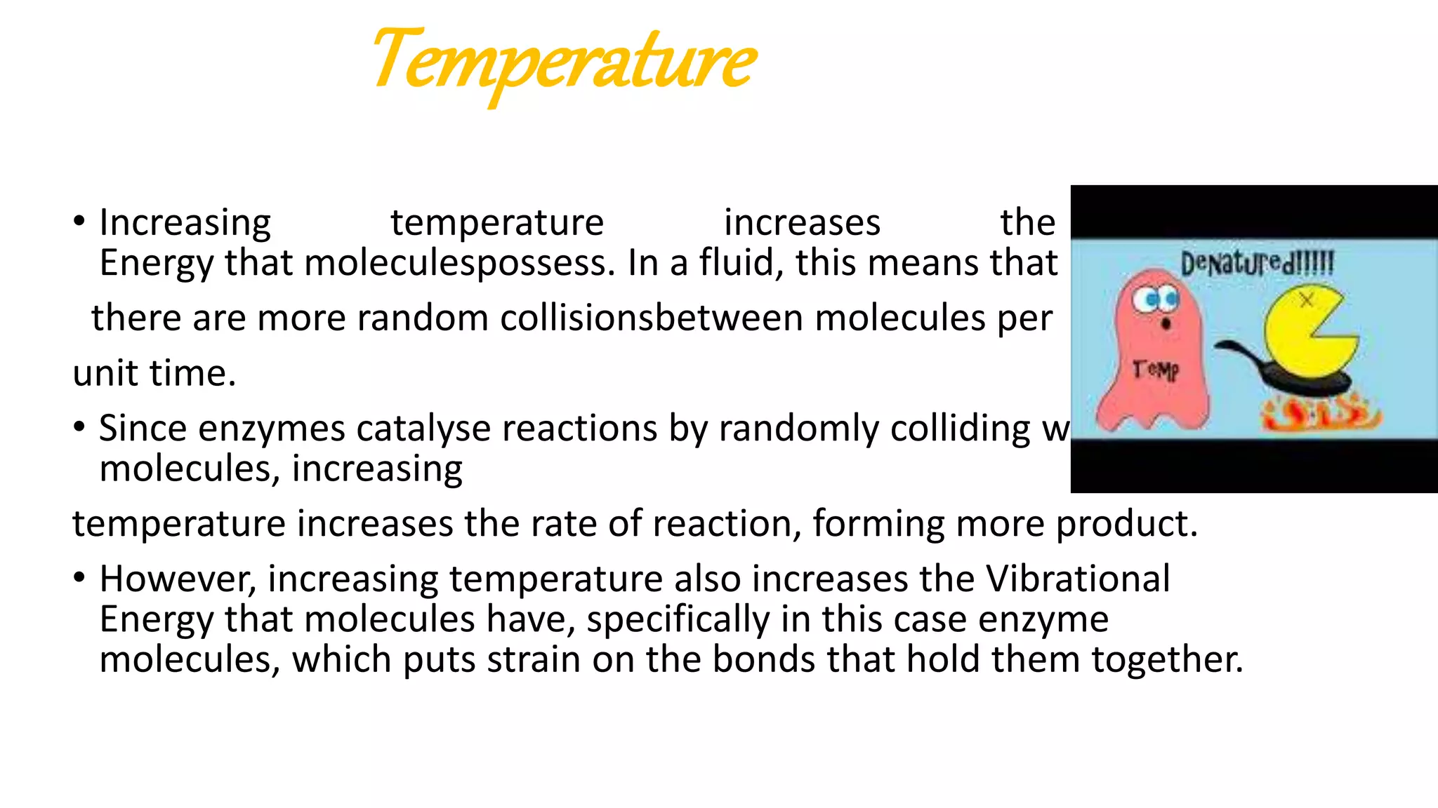 Enzymology ii factors affecting enzyme activity | PPTX
