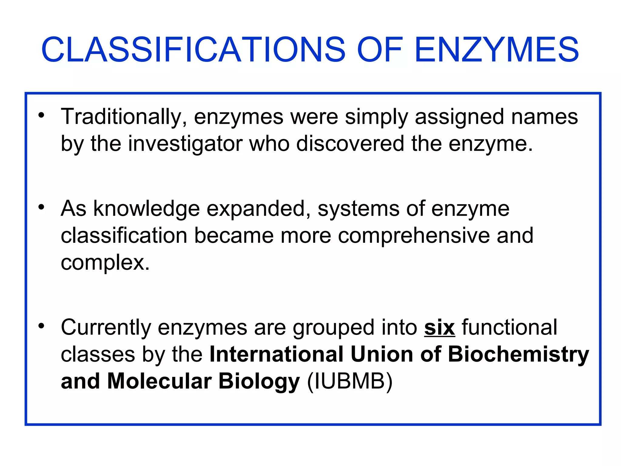 Enzymology | PPT