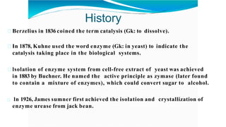 Enzymology-ppt.pptx notes for botany semister | PPT
