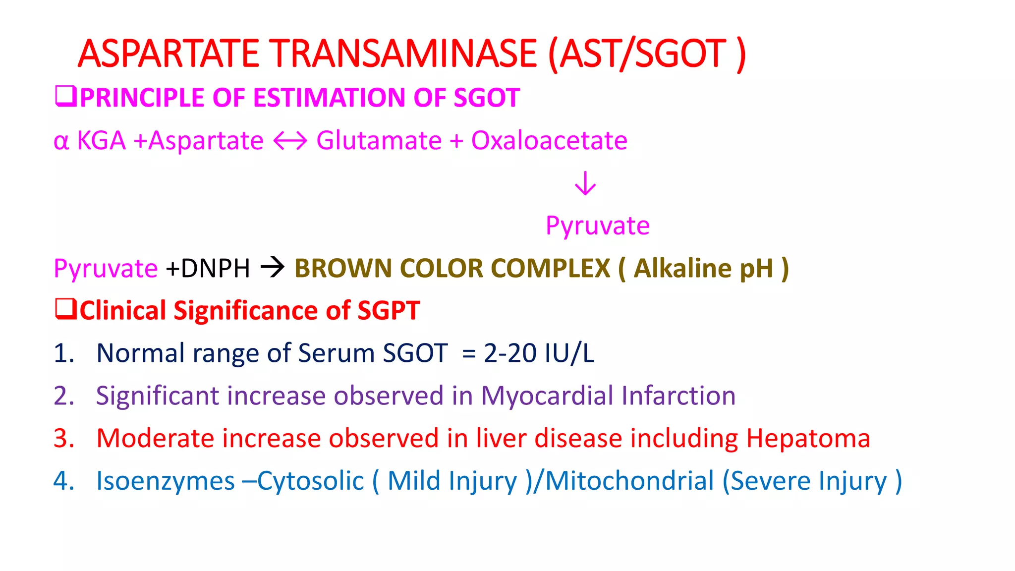 Enzymology clinical significance of enzymes and isoenzymes | PDF