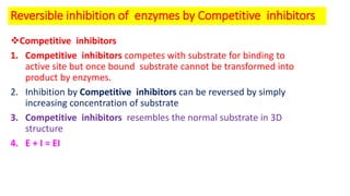 Enzymology enzyme inhibition &therapeutic uses | PDF