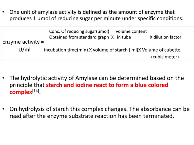 Presentation on Amylase enzyme | PPTX | Chemistry | Science