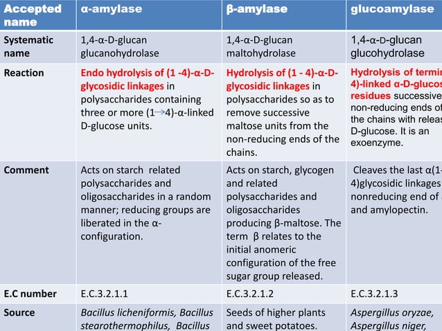 Presentation on Amylase enzyme | PPTX | Chemistry | Science