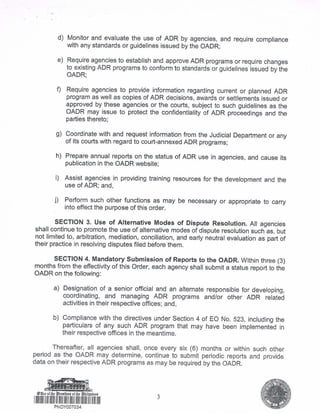 Malacanang Palace: Executive Order No. 97 | PDF