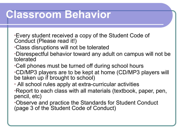 Discipline assembly 2009 2010 | PPT