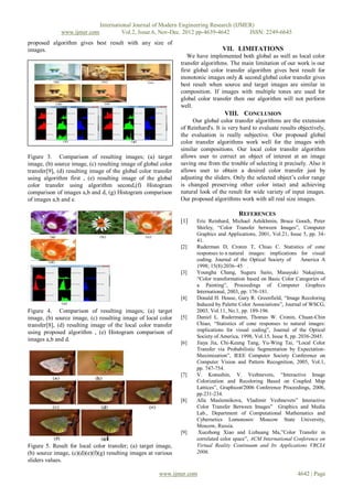 User Interactive Color Transformation between Images | PDF