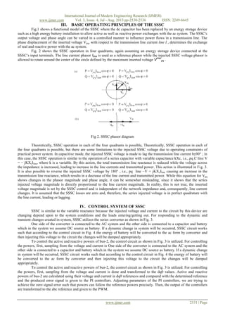 Power System Stability Enhancement Using Static Synchronous Series Compensator (SSSC) | PDF