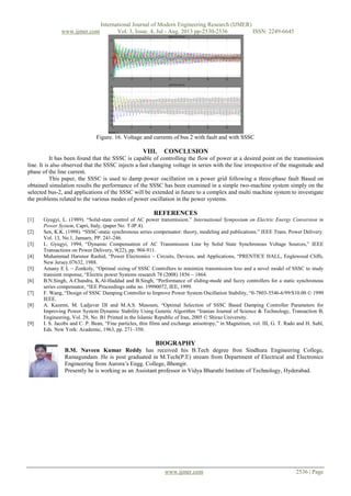 Power System Stability Enhancement Using Static Synchronous Series Compensator (SSSC) | PDF