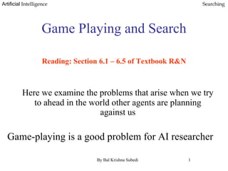 Game playing | PPT
