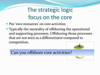 Guest Speaker on EOA Belgium Round Table 3: Offshoring | PPT