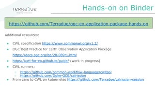 EO Application Packages - hands-on | PPT