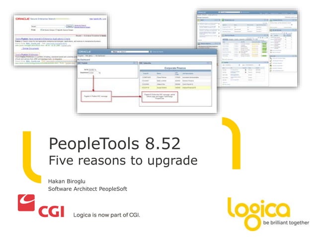 PeopleTools 8.52 - Five reasons to upgrade | PPTX | Web Development | Internet