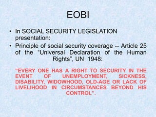 Eobi act 1976 | PPT
