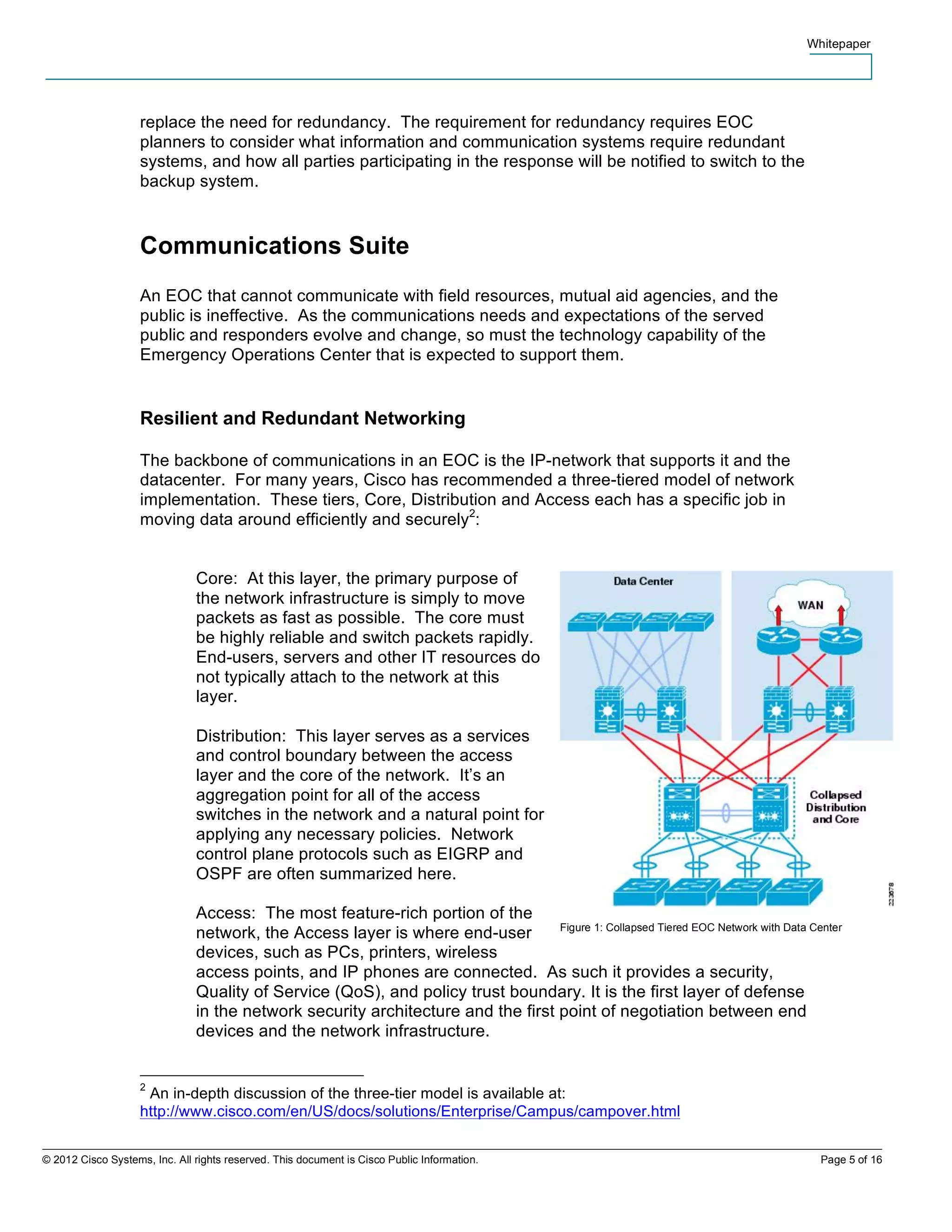 The Network Enabled Emergency Operations Center (EOC) | PDF