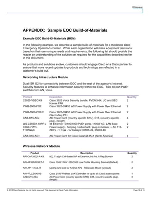 The Network Enabled Emergency Operations Center (EOC) | PDF