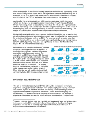 The Network Enabled Emergency Operations Center (EOC) | PDF