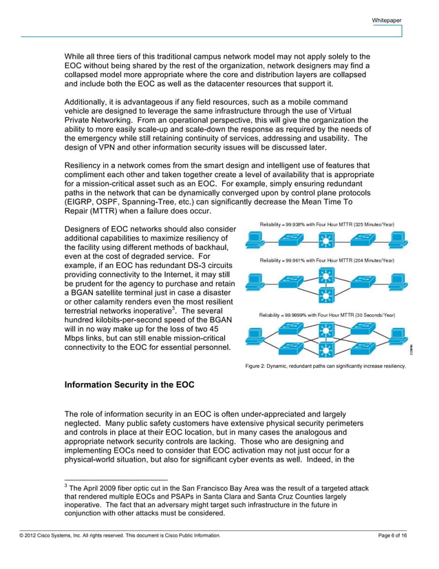 The Network Enabled Emergency Operations Center (EOC) | PDF