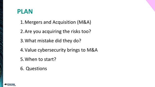 Cybersecurity in Mergers and Acquisitions (M&A) | PDF | Mergers and ...