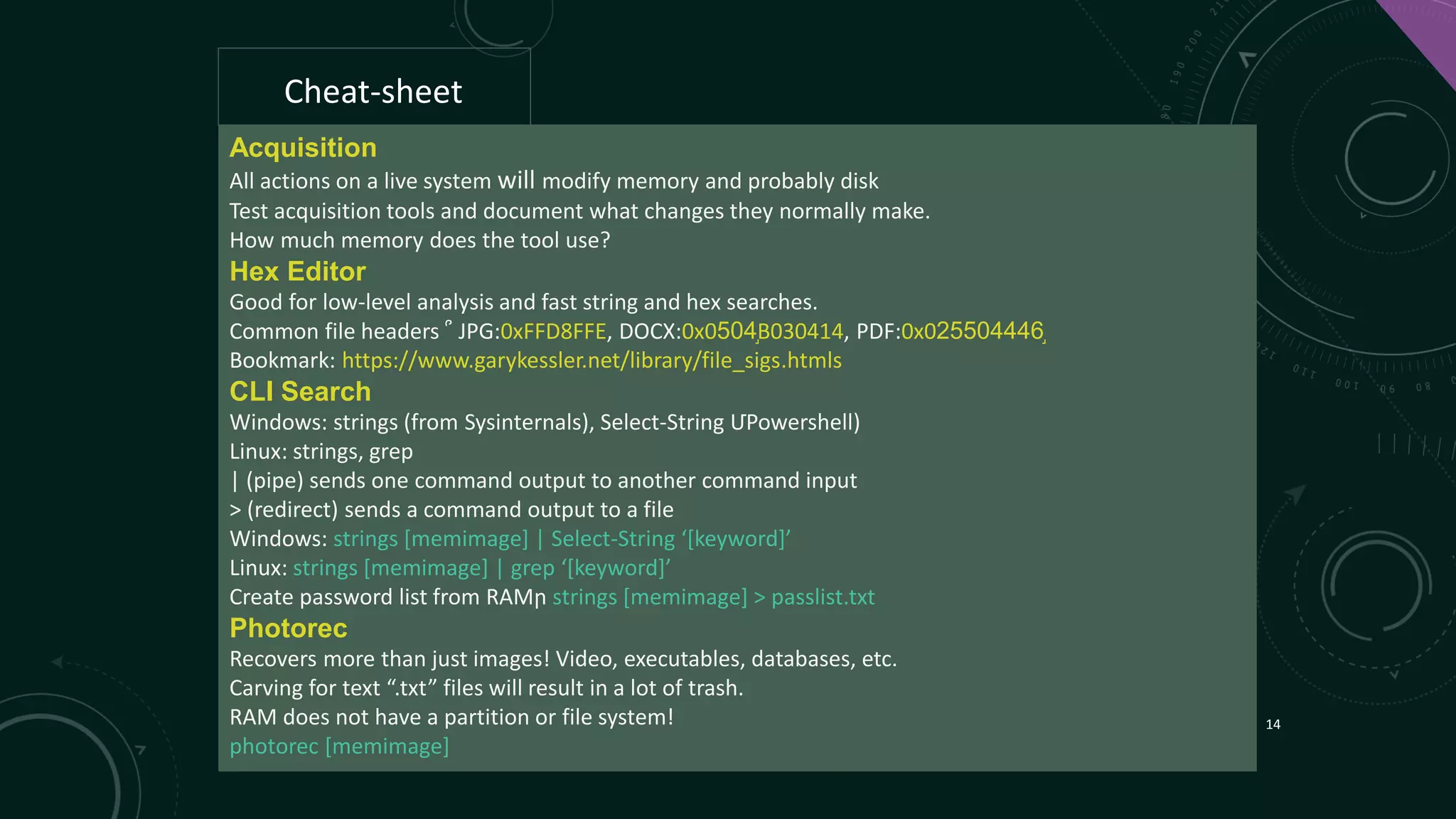 COLLECT AND ANALYZE RAM FOR DIGITAL INVESTIGATION | PDF