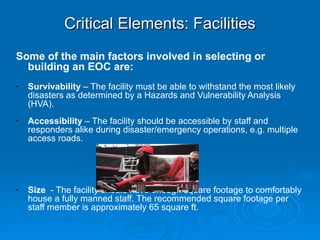 Eoc Operations And Management Training Mod Ii | PPT