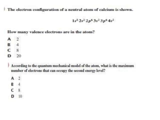 Eoc practice 2nd 6 weeks chem | PPT