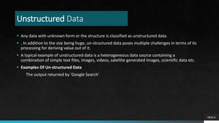 Big data analytics - Introduction to Big Data and Hadoop | PPTX