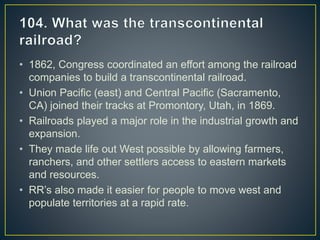 Eoct review questions gps 11 14 industrialization expansion progressive ...