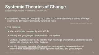 Systemic Strategy: Systemic design method for complex systems change | PPT