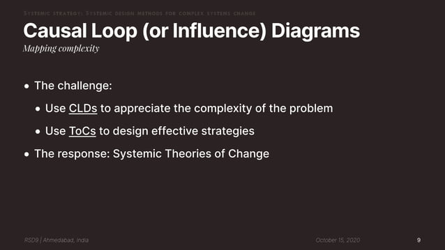Systemic Strategy: Systemic design method for complex systems change | PPT