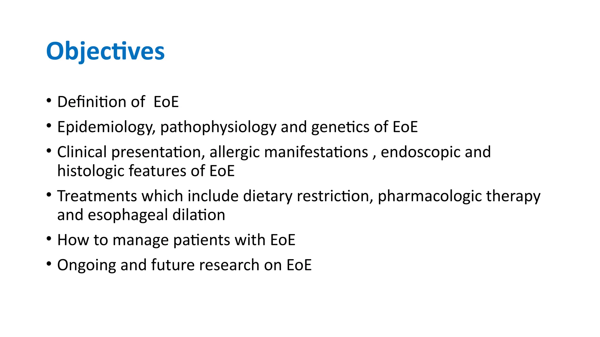 Eosinophilic Esophagitis: Criteria of Diagnosis and Management | PPTX