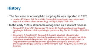 Eosinophilic Esophagitis: Criteria of Diagnosis and Management | PPTX